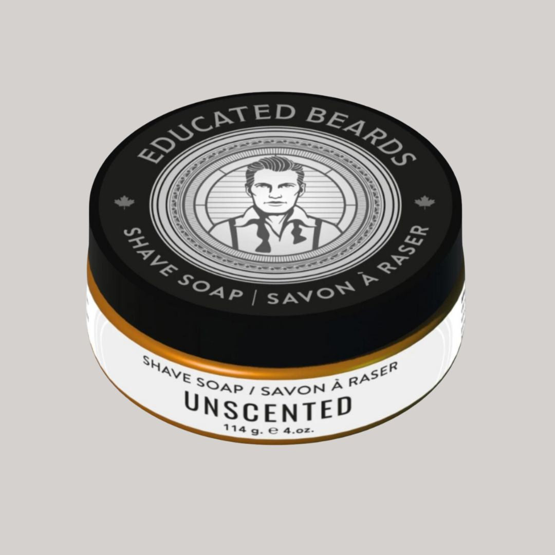 Educated Beards - Shaving Soap - Unscented – Dillingers Boutique & Barbier